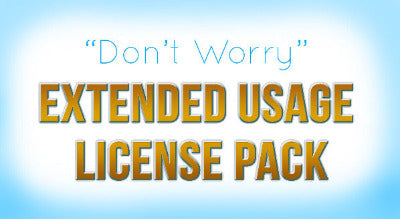 "Don't Worry" Extended Usage License Pack – The Art Chick Graphics and ...